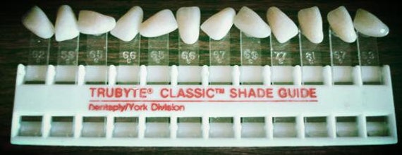 Trubyte Classic Color Shade Guide of Teeth for Dentist Dental