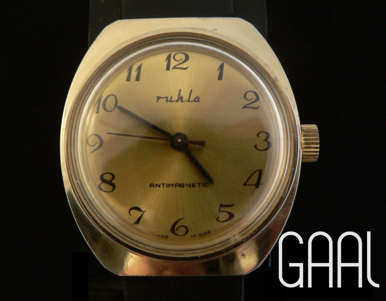 Vintage Gold Ruhla mens watch – Haute Juice