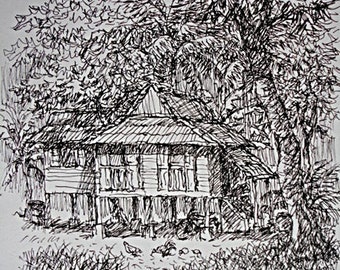 Figure sketch | Etsy