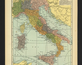 Items similar to Rome Authentic Vintage Map Ring on Etsy