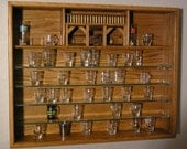 Shot glass display | Etsy