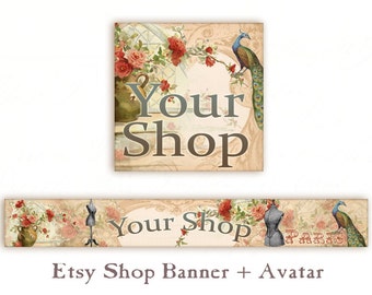 Popular items for vintage shop banner on Etsy