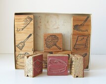Popular items for vintage rubber stamp on Etsy