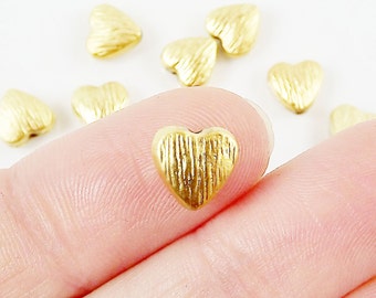 Spool shaped Beads Spool Bead Spacers Gold Beads 22k Matte