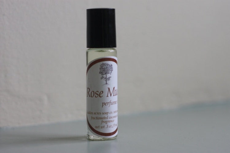 Rose Musk Perfume Oil Roll On Applicator by HiddenAcresSoapCo