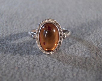 Large citrine ring | Etsy