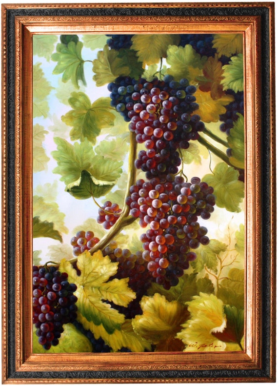 Como pintar uvas al oleo - Imagui