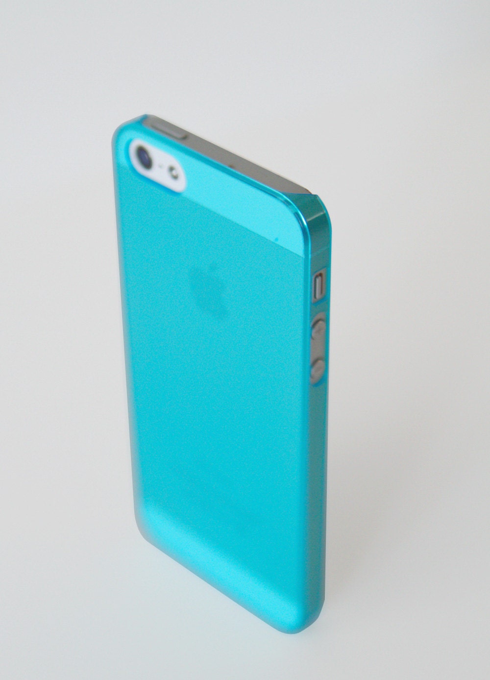 Cyan iPhone 5 Case clear by huecases on Etsy