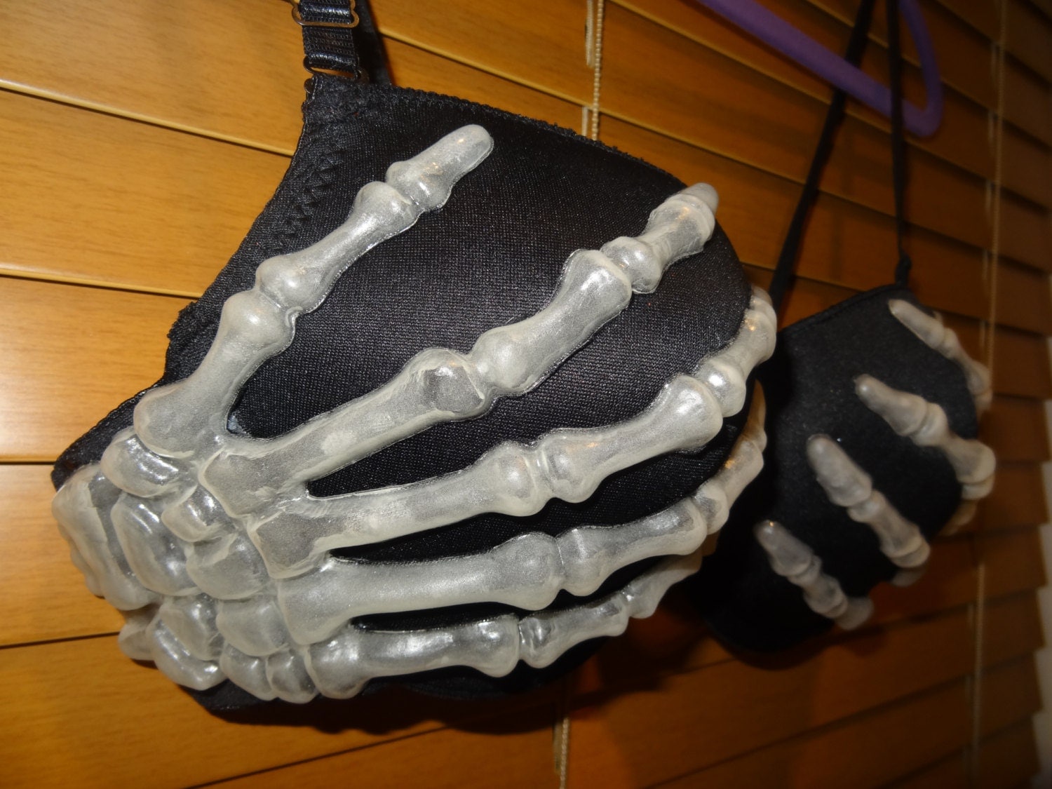 Skeleton Hands Bra Glow in the dark Bra Halloween