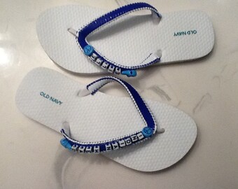 Macrame flip flops | Etsy