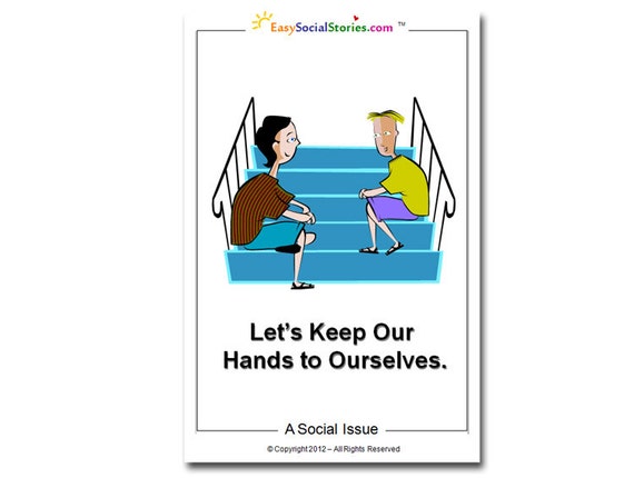 Let's Keep Our Hands to Ourselves Easy Social Story