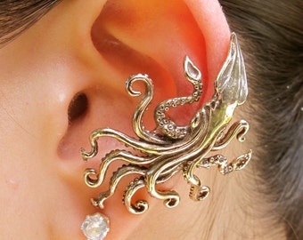 Frog Ear Cuff Bronze Frog Jewelry Frog Earring Non