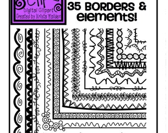 Borderz MEGA Pack (Creative Clips Digital Clipart)