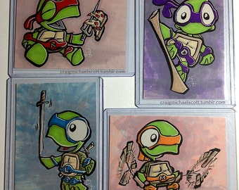 Popular items for ninja turtle art on Etsy