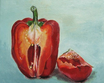 Pepper painting | Etsy