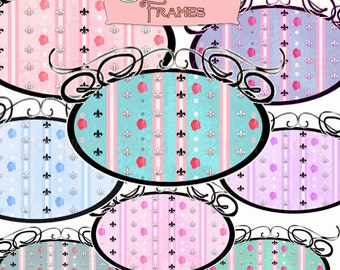 Unique fancy digital frames related items | Etsy