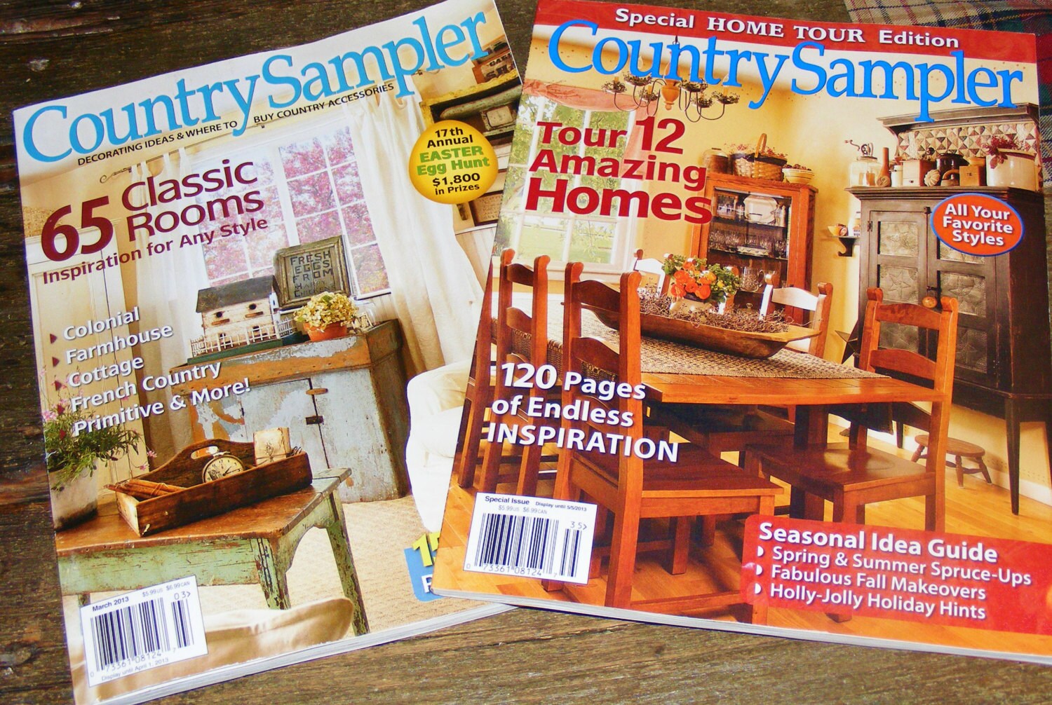 Country Sampler Special Home Tour Edition 2013 and March 2013
