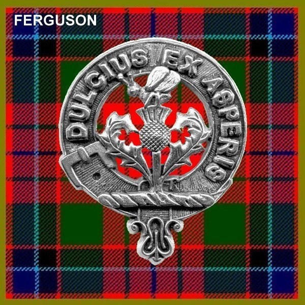 Ferguson Clan Crest Scottish Pewter Cap Badge CB01 Ferguson Clan Crest Scottish Pewter Cap Badge CB01