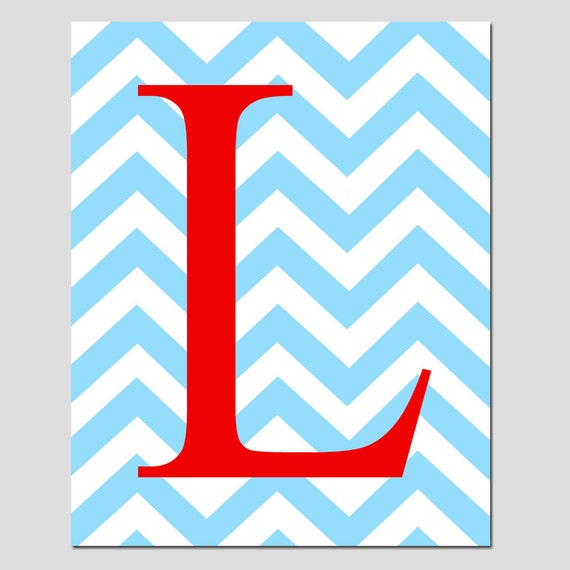 Chevron Printable Letters