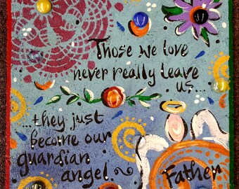 Sympathy Gift Garden stone by GardenStoneGallery on Etsy