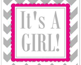 Its a girl stickers | Etsy