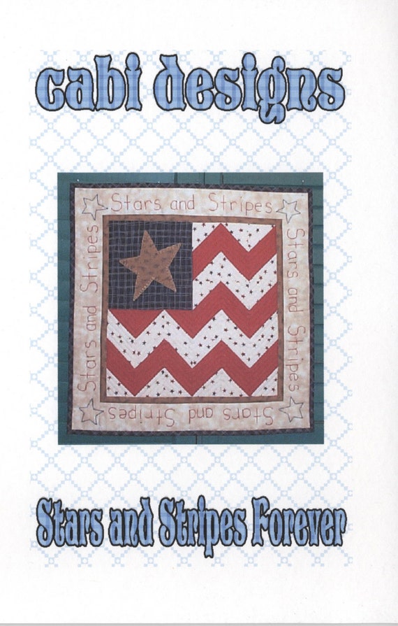 Stars and Stripes Forever Pattern by TheQuiltShopWI on Etsy