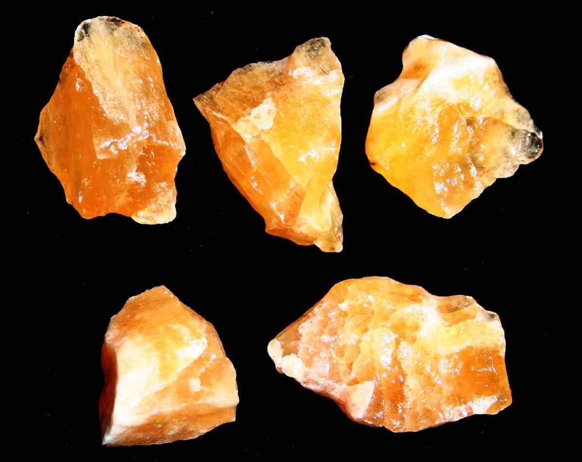 Orange Calcite Crystal Specimen – Haute Juice