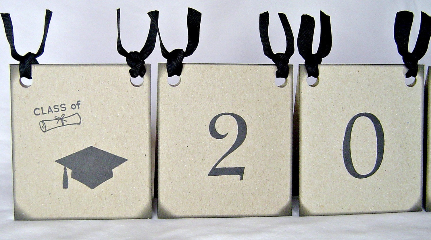 Graduation centerpiece dual sided vintage inspired 2017 grad