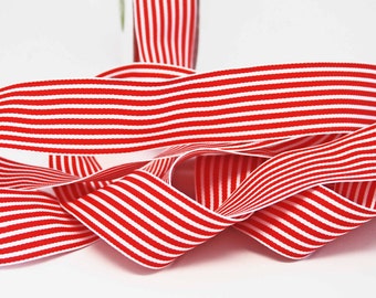 Striped Chevron Twill Ribbon 1 1/2 inch by LuckyLadyPaperCrafts