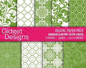 Damask background | Etsy