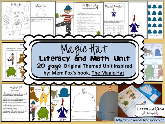 Magic Hat Literacy and Math Themed Unit with Original