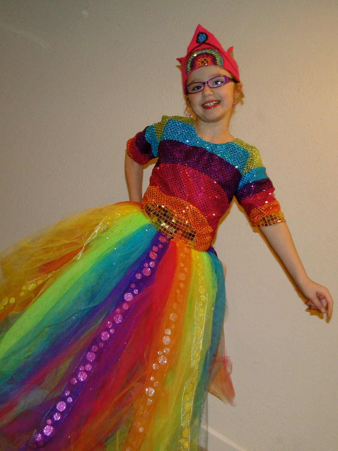 Rainbow Princess Dress