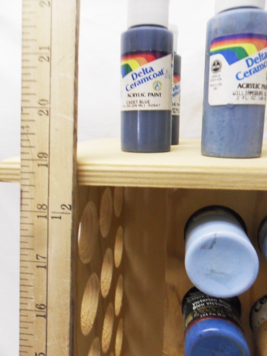 Acrylic Craft Paint Revolving Wooden Rack or Stand