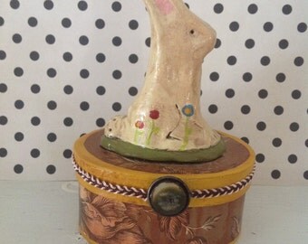 Popular items for rabbit mixed media on Etsy