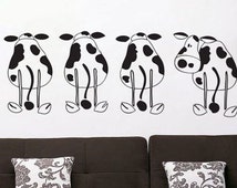 Unique cow wall mural related items | Etsy