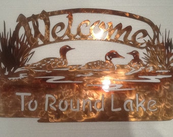 Loon welcome sign | Etsy