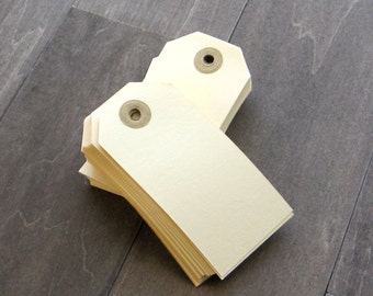 Items similar to Small blue tags - 100 - small shipping tags - mini ...