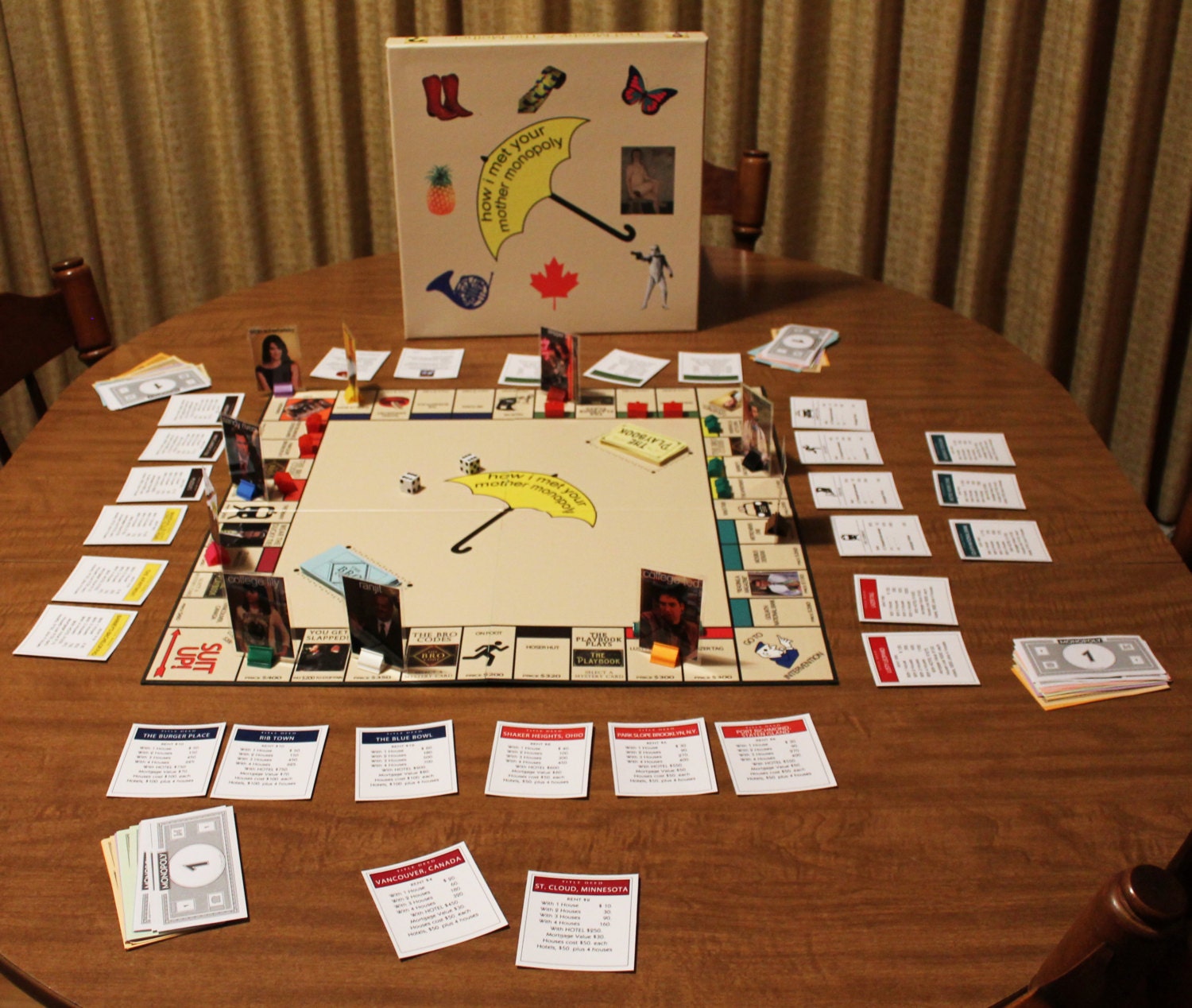 Custom Monopoly Board Game Bundle By CustomMadeKitsch On Etsy