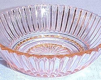 Vintage pink glass | Etsy