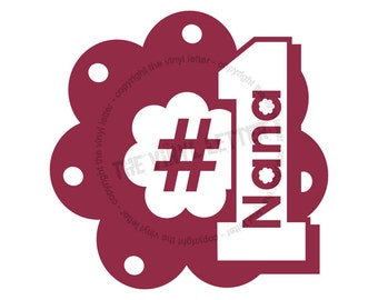 Number 1 nana | Etsy