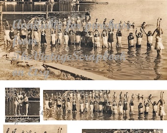 Immediate Digital Download. 1950s 1960s Vintage swimming lessons ...