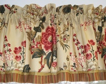 Popular items for red toile valance on Etsy