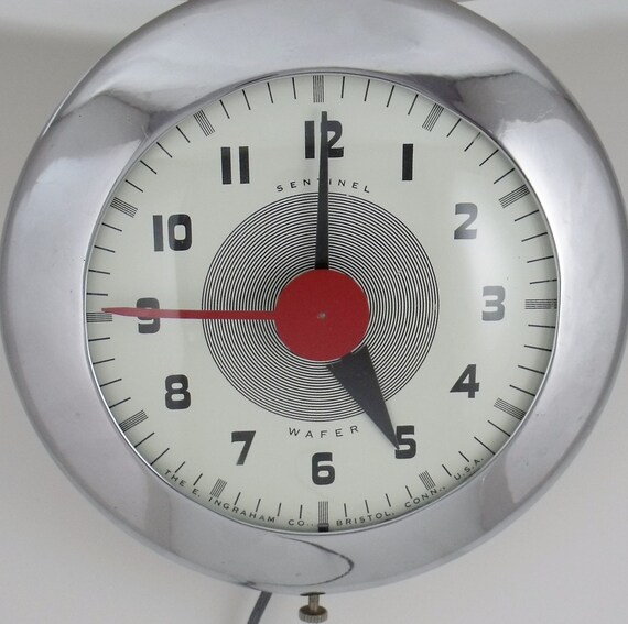 Reserved 1940s Sentinel Wafer Wall Clock