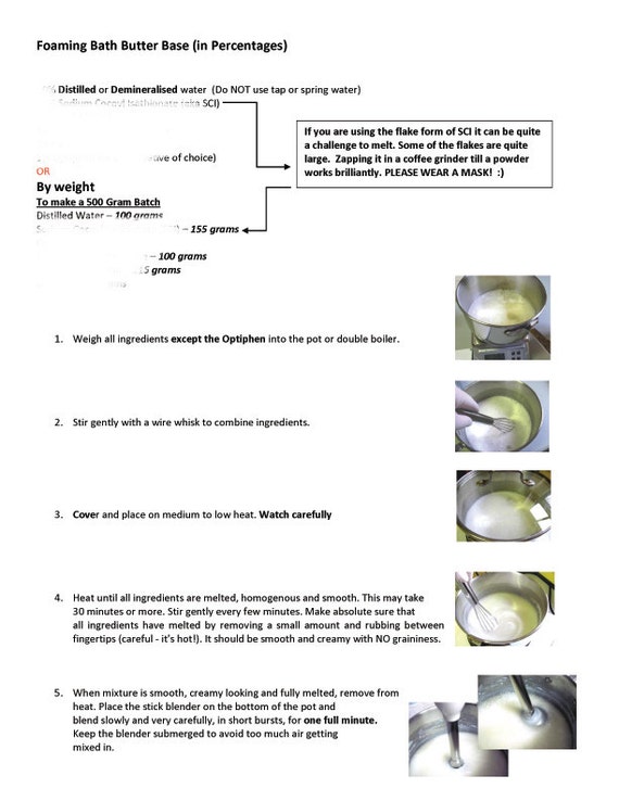 DIY From Scratch Foaming Bath Butter Base Pdf E book DIY From Scratch Foaming Bath Butter Base Pdf E book
