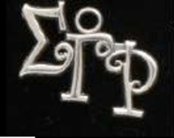 Sigma Gamma Rho Greek Letter Charm