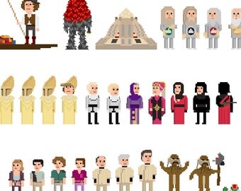 Doctor Who Themed Original Pixel Art by PixelWho on Etsy