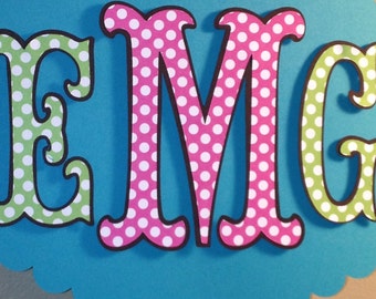 Letter centerpieces | Etsy