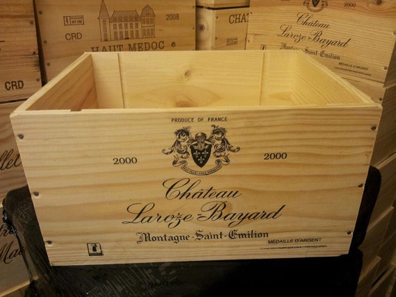 Traditional FRENCH WOODEN WINE Box / Crate / by WineBoxesEtc