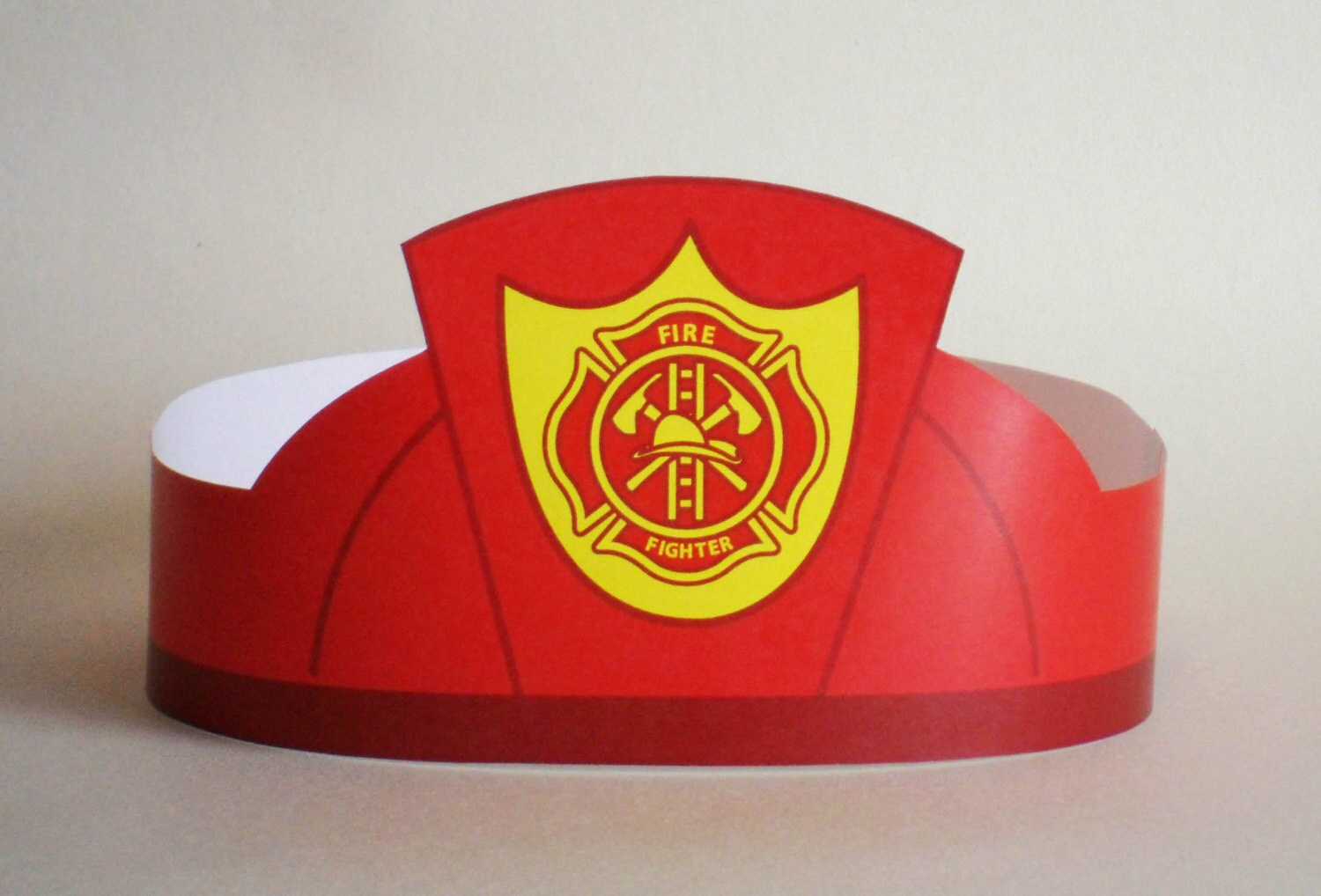 Fire Fighter Paper Crown Printable