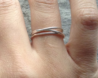 Intertwined rings | Etsy